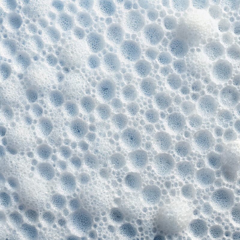 Close-up of White Foam Texture with Bubbles Stock Illustration ...