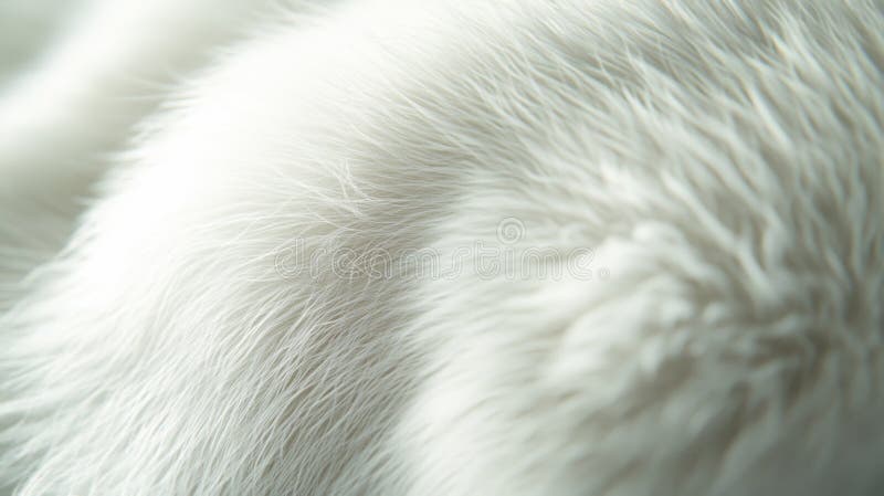 Close-up of White Fur with Light and Shadow Stock Illustration ...