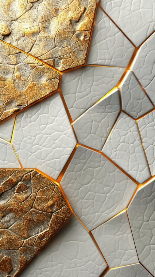 Close Up of a White and Gold Wall Stock Photo - Image of decor, white ...