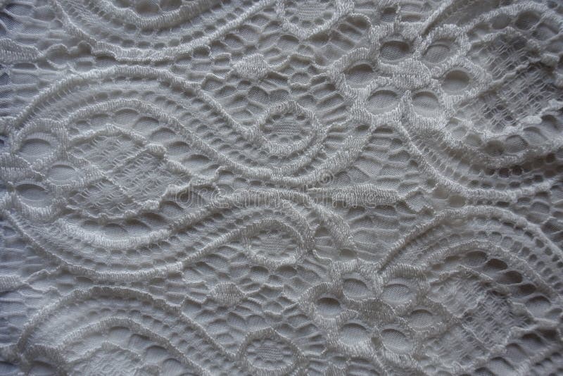 Close Up of White Lace from Above Stock Photo - Image of colored, quiet ...