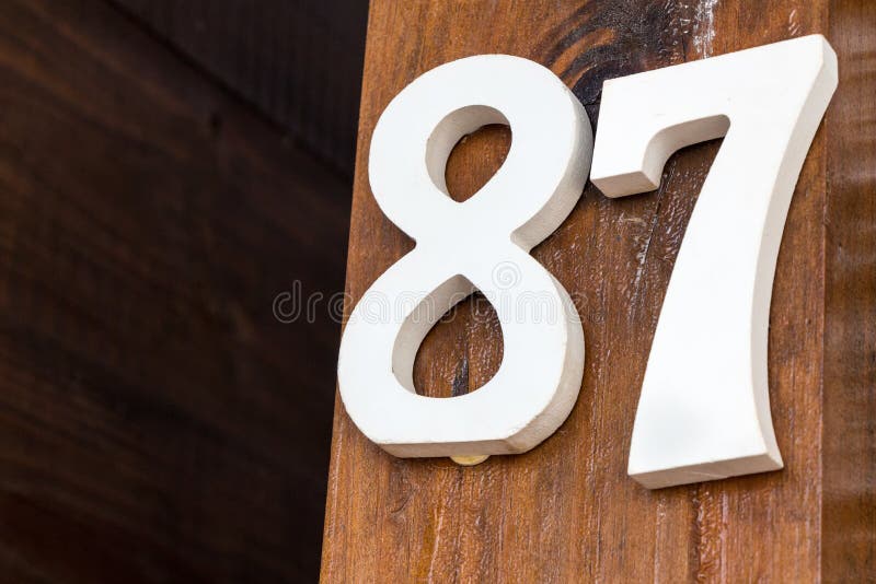 Number 87 stock image. Image of historic, numeric, plane - 43982833