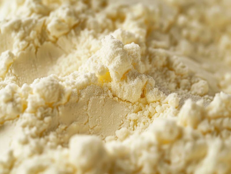 Close Up of White Powdery Substance Stock Image - Image of dairy, soft ...