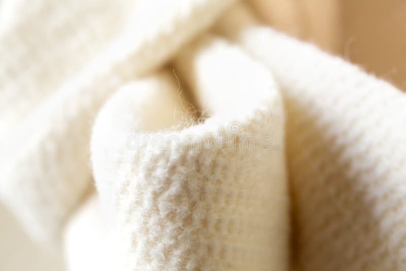 Close-up of the White Ribbon of Thick Material Stock Photo - Image of ...