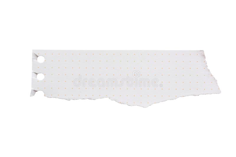 Close Up of a White Ripped Piece of Paper with Copyspace. Torn Paper ...