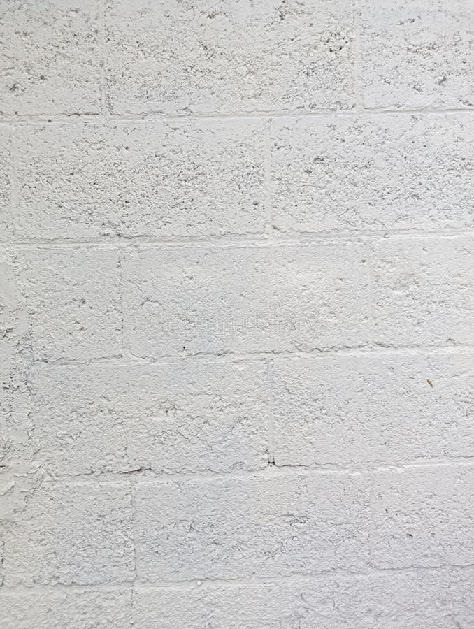 Close Up of White Rough Concrete Block Wall Background Texture Stock ...