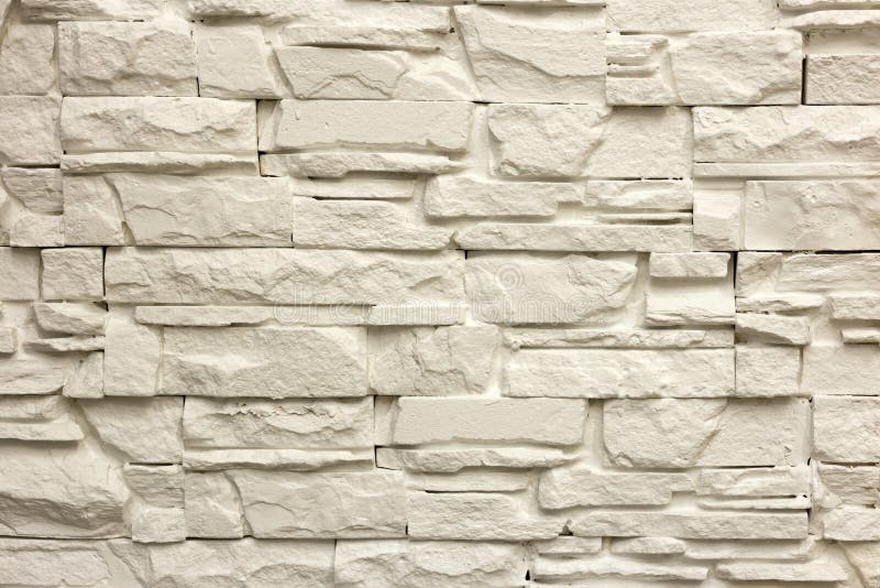 Close-up of White Solid Limestone Wall or Stone Fence. Abstract Copy ...