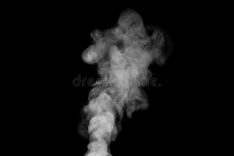 Set. Close-up of Steam or Abstract Black-white Smog Rising Above Stock ...