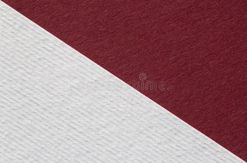 Close Up of White Striped Paper and Maroon Cardboard Textures Stock ...