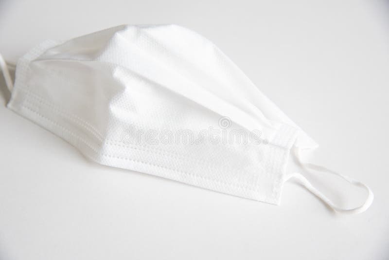 Close Up White Surgical Mask Stock Image - Image of asian, corona ...