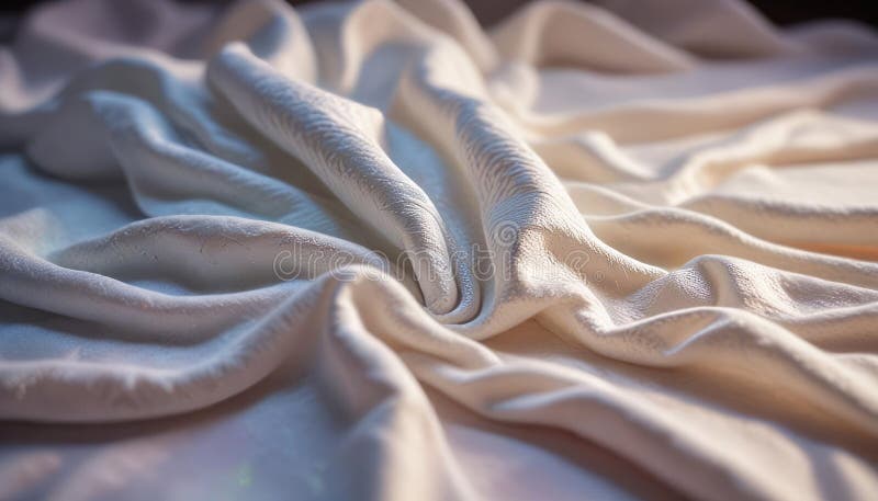 Close Up White Texture of Baby Blanket Stock Illustration ...