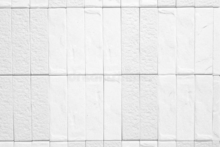 Close Up of White Tile Pattern Texture Wall for Background. Stock Photo ...