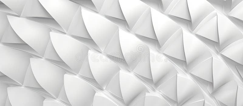 Close Up of a White Triangular Geometric Pattern on a Wall Stock ...