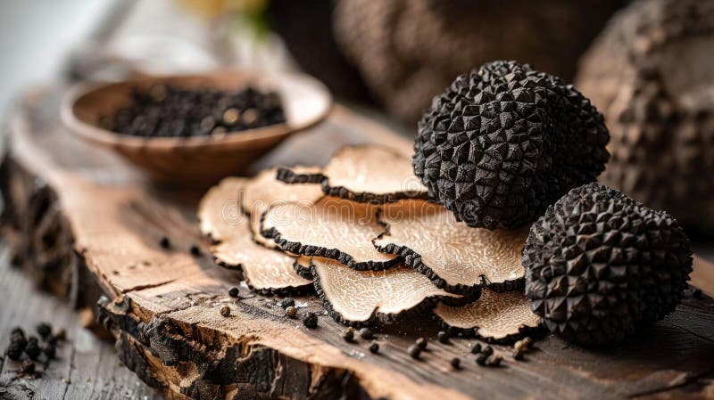 Close-up of White Truffle (tuber Magnatum) on Kitchen Table Stock Image ...