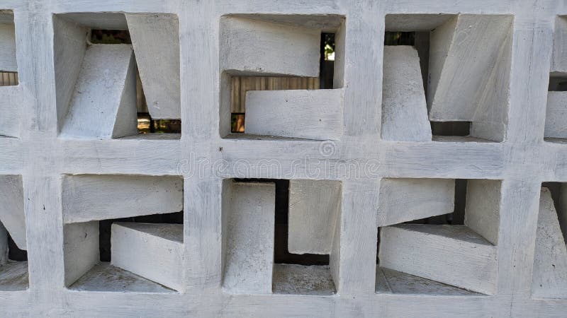 Close Up of White Ventilation Blocks Stock Photo - Image of blocks ...