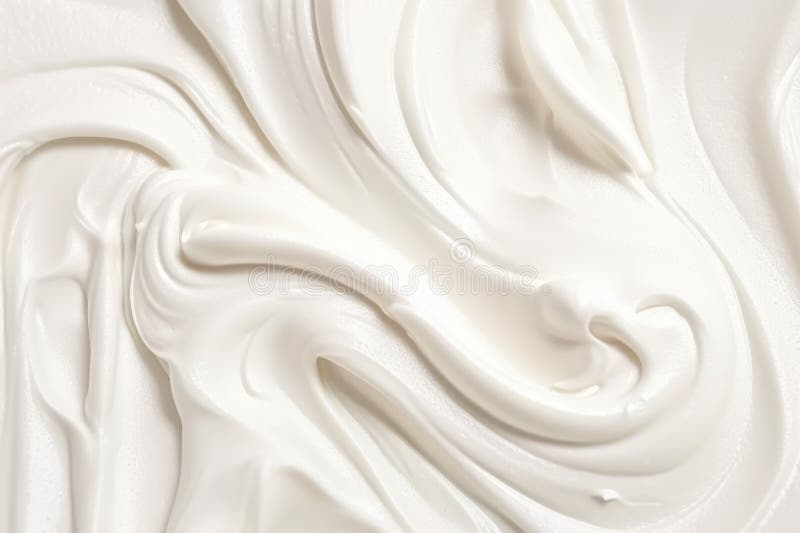 Close Up of a White Whipped Cream Texture for Use As Background ...