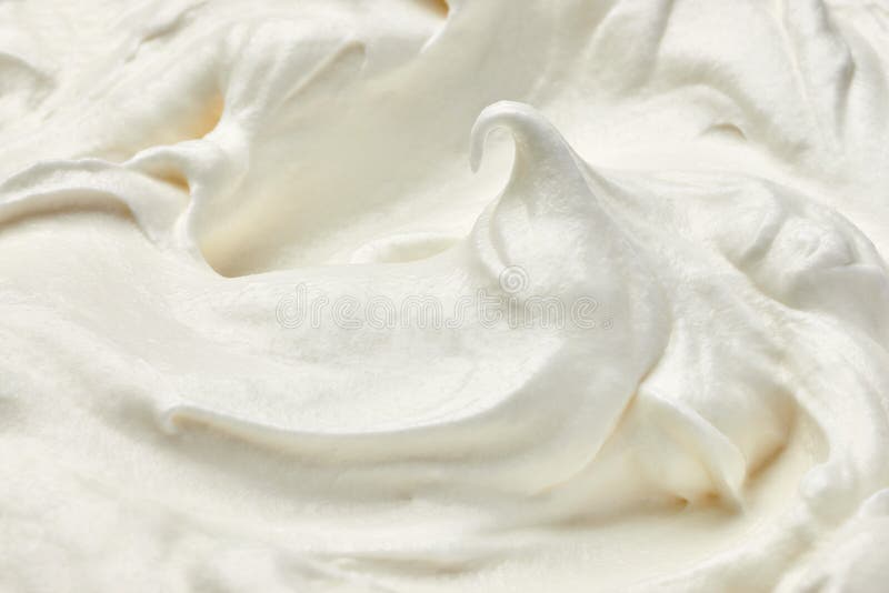 White Whipped Cream Texture Stock Photo - Image of abstract, object ...