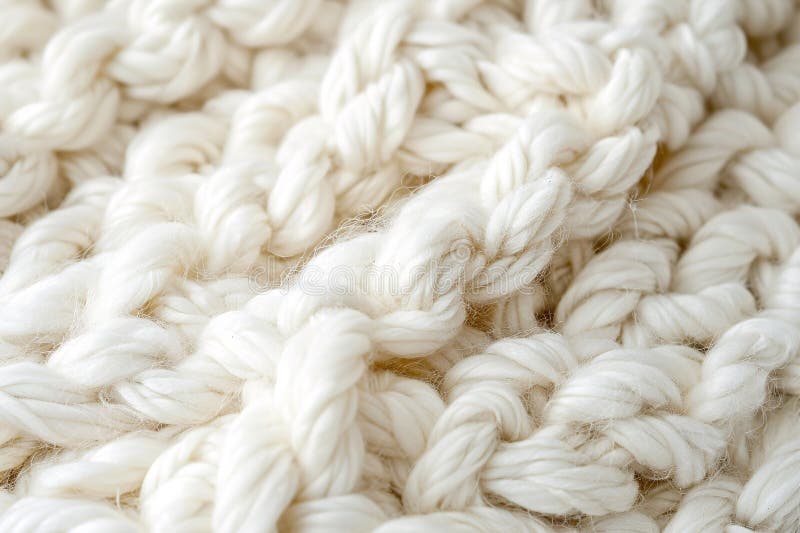 Close Up of White Wool Texture As Background Stock Illustration ...