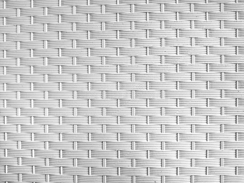 Close-up of a White Woven Plastic Pattern with a Neat, Grid-like Design ...