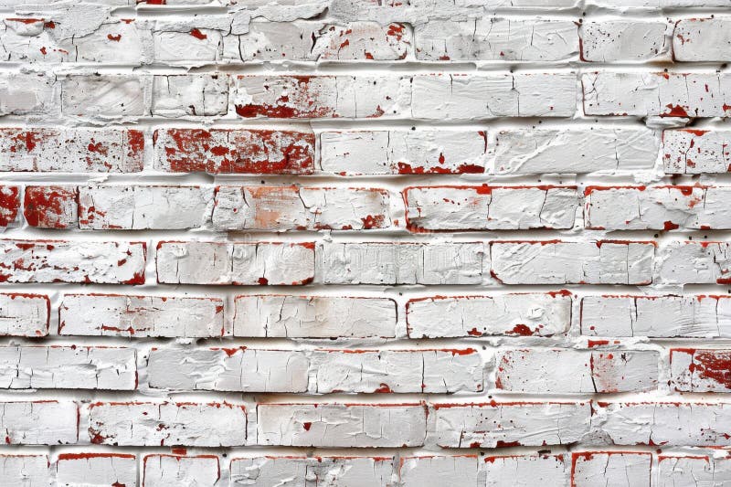 Whitewashed Brick Wall stock illustration. Illustration of brickwork ...