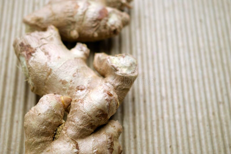 Close Up on Whole Ginger on Carton. Stock Image - Image of organic ...