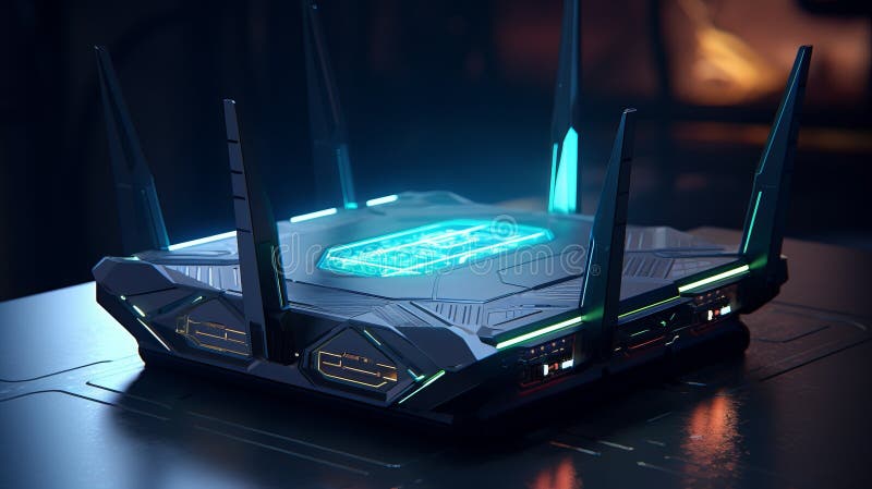 Close Up of Wi-Fi Router on the Table, Essential Tech for Modern ...