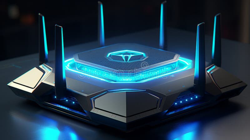 Close Up of Wi-Fi Router on the Table, Essential Tech for Modern ...