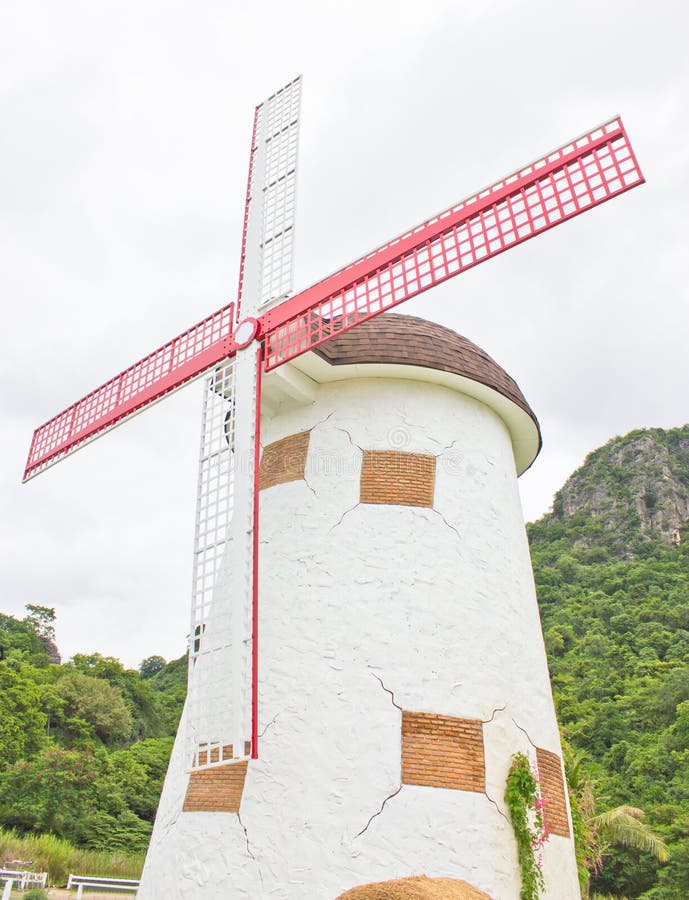 Close Up of Windmill. stock image. Image of scene, picturesque - 34247587