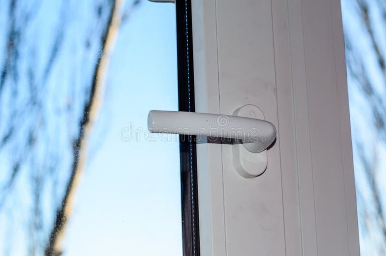 Close-up of the Window Handle Stock Image - Image of close, knob: 95666565