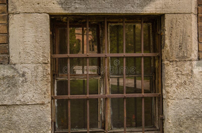 Close Up of a Window with Metal Lattice Stock Photo - Image of italian ...