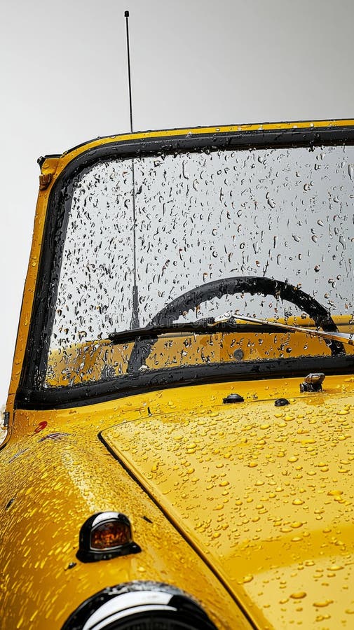 Close Up of the Windscreen on Race Car, Photographed in White Studio ...