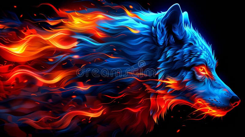 560 Black Wolf Howling Face Stock Photos - Free & Royalty-Free Stock ...
