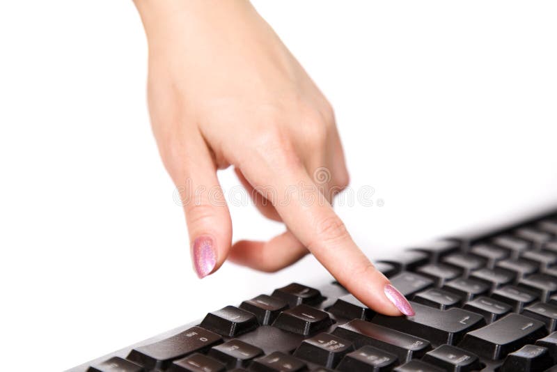 Push keyboard stock photo. Image of white, view, mail - 45854184