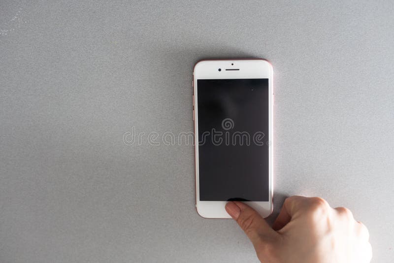 Close Up Female Hands Holding Smartphone Fingerprint Scanner Screen ... Close Up Female Hands Holding Smartphone Fingerprint Scanner Screen ...