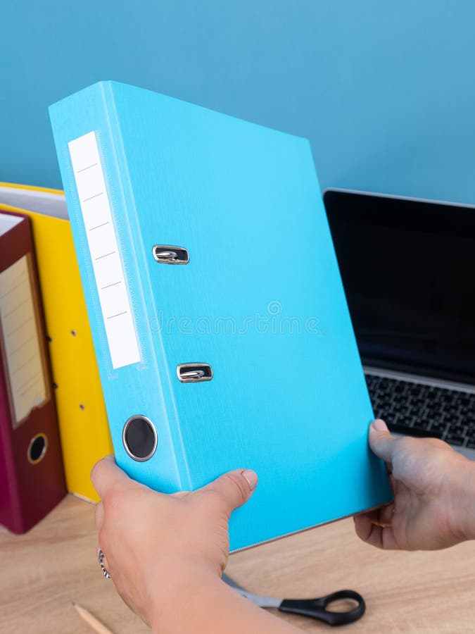 Close-up stock image. Image of confident, hands, folder - 287462531