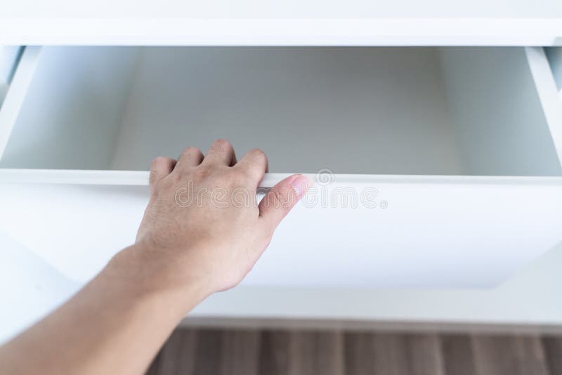 Use Hand Pull Open Drawer Wooden , Accessories and Jewelry Inside Stock ...