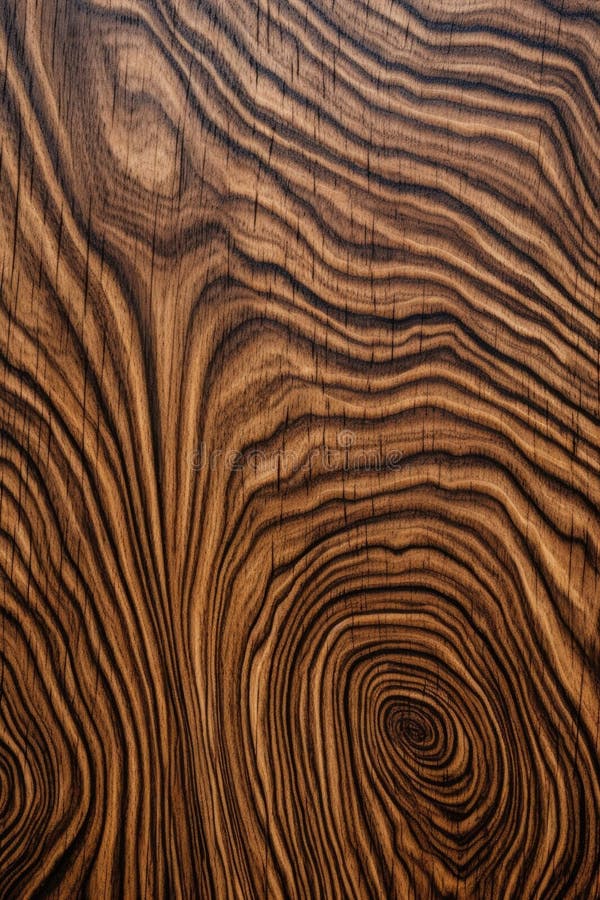 Close-up of Wood Grain Patterns on Oak Stock Illustration ...
