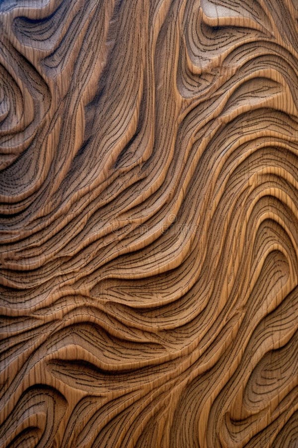 Close-up of Wood Grain Patterns on Oak Stock Photo - Image of ...