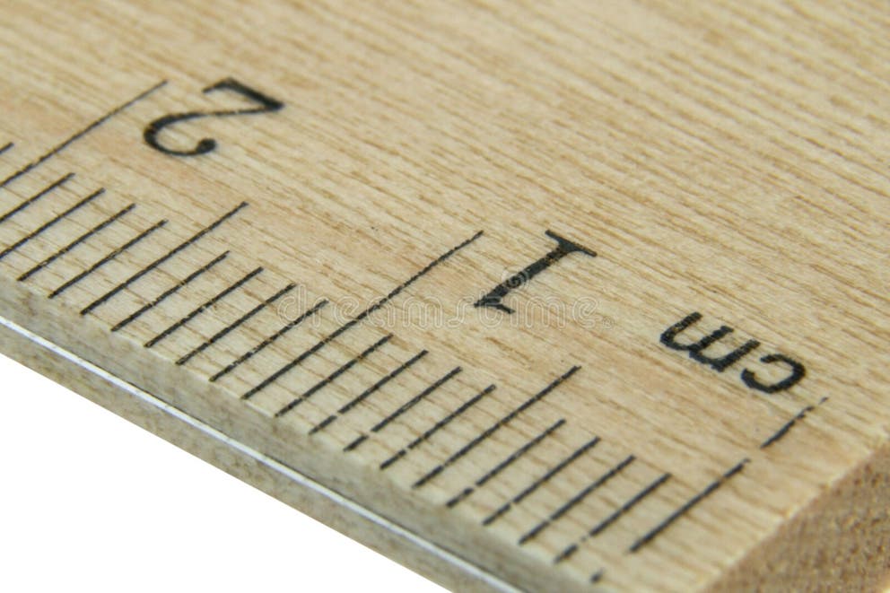 Close up wood ruler stock image. Image of engineering - 16378755