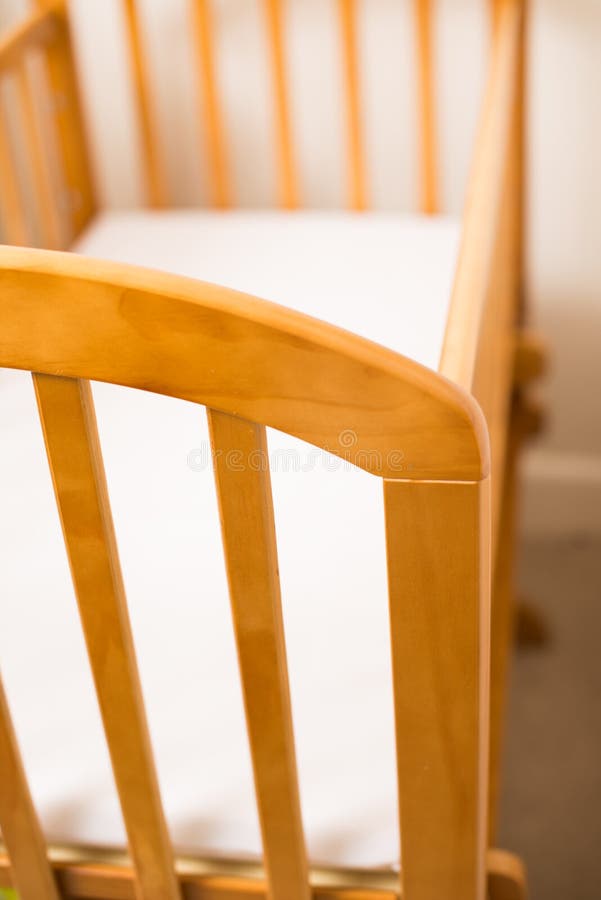 Close Up of a Wooden Cot Frame Stock Photo - Image of domestic, cradle ...