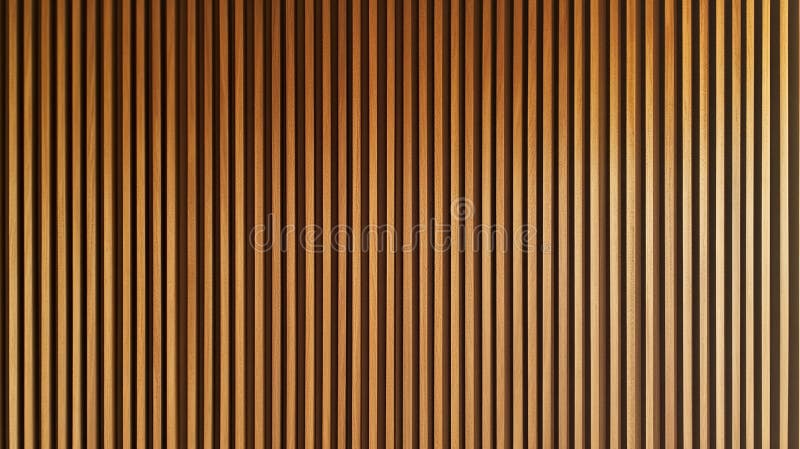 Close Up of a Wooden Slat Wall with Vertical Lines Stock Illustration ...