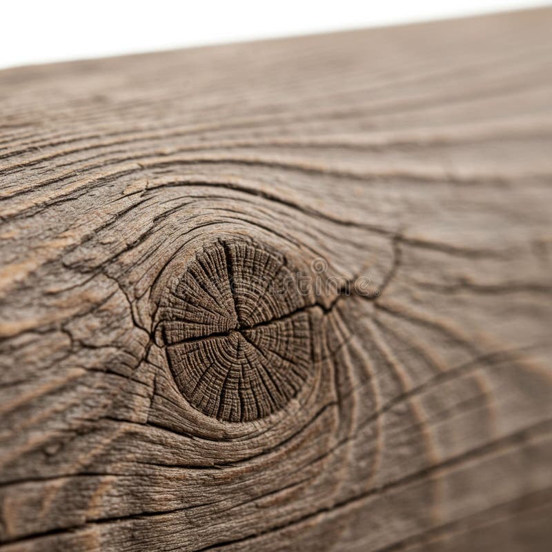 A Close-up of a Wooden Surface Featuring a Prominent Knot in the Grain ...