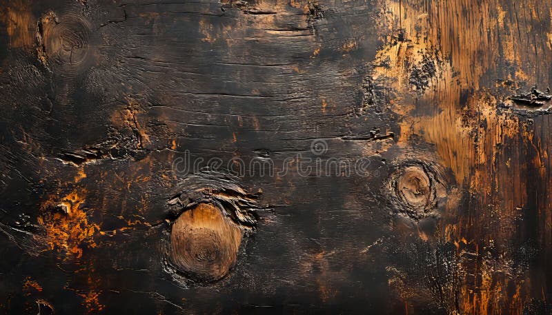 A Close Up of a Wooden Surface with Rust on it Stock Photo - Image of ...