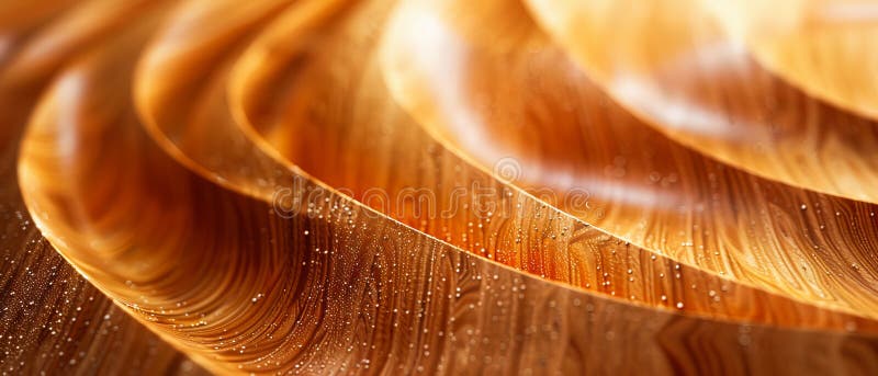 A Close Up of a Wooden Surface with Water Drops Stock Image - Image of ...