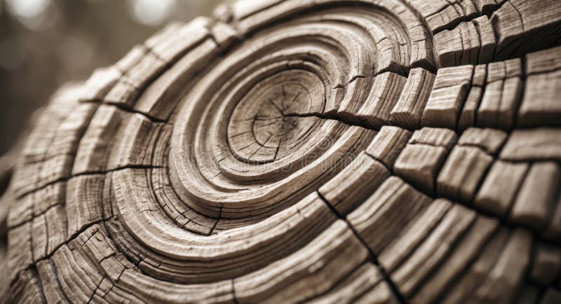 Close Up of a Wooden Tree Trunk with Rings As a Texture Stock Photo ...