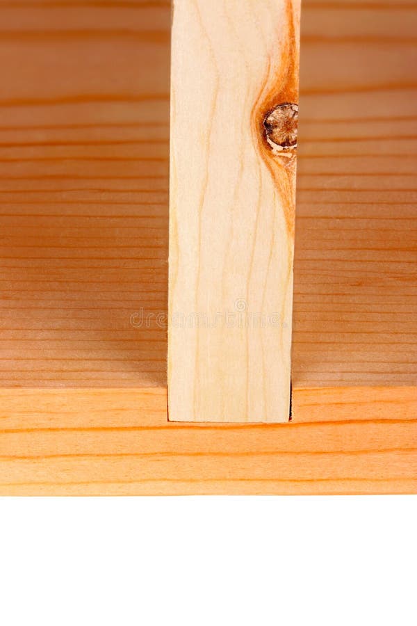 Close-up of a Board with a Woodworking Dado Groove Stock Photo - Image ...