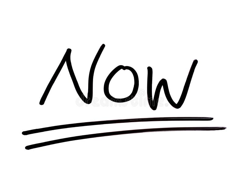 NOW stock illustration. Illustration of importance, doodle - 167996713