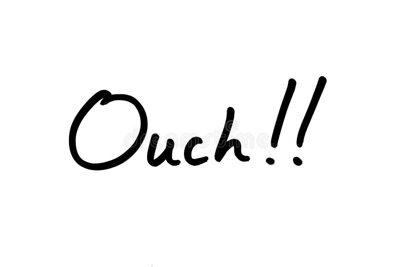 Ouch Stock Illustrations – 853 Ouch Stock Illustrations, Vectors ...