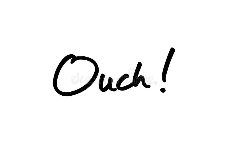 Ouch Stock Illustrations – 853 Ouch Stock Illustrations, Vectors ...
