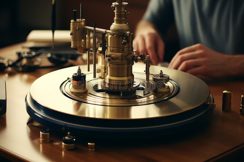 Close Up of Workers Hands Using Wrench on Machinery, Focus on ...