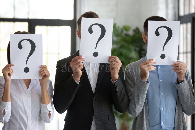 Faces Behind Question Mark Stock Photos - Free & Royalty-Free Stock ...